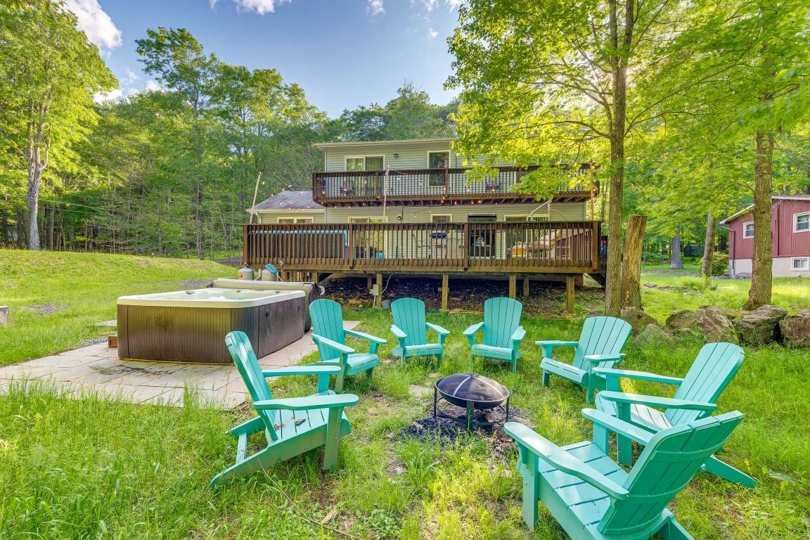 158 M² House ∙ 4 Bedrooms ∙ 10 Guests - Pocono Lake