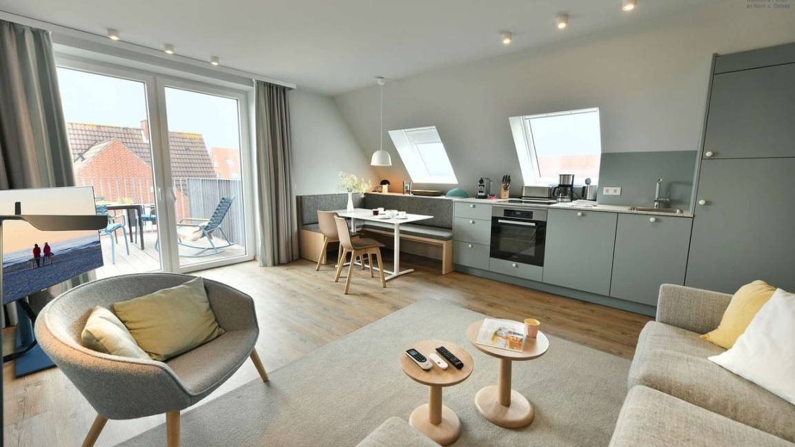 76 M² Ferienwohnung ∙ 2 Schlafzimmer ∙ 4 Gäste - Juist