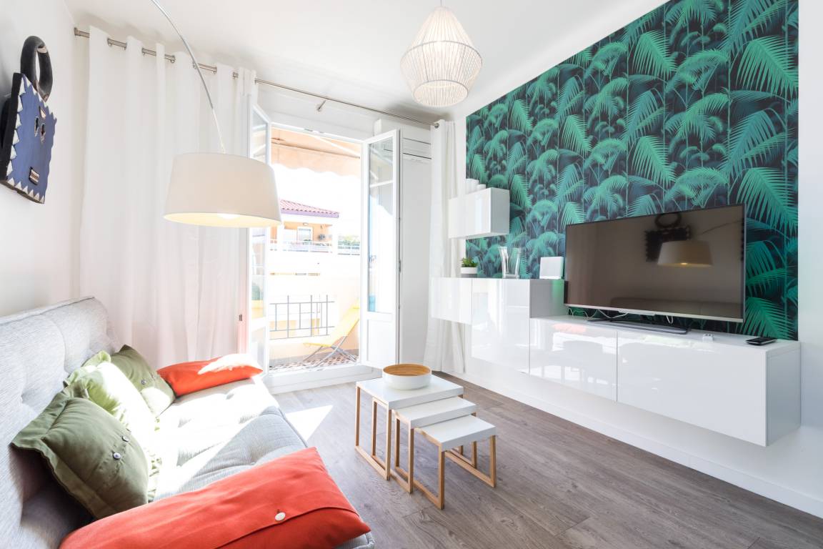 40 M² Lägenhet ∙ 1 Sovrum ∙ 4 Gäster - Nice