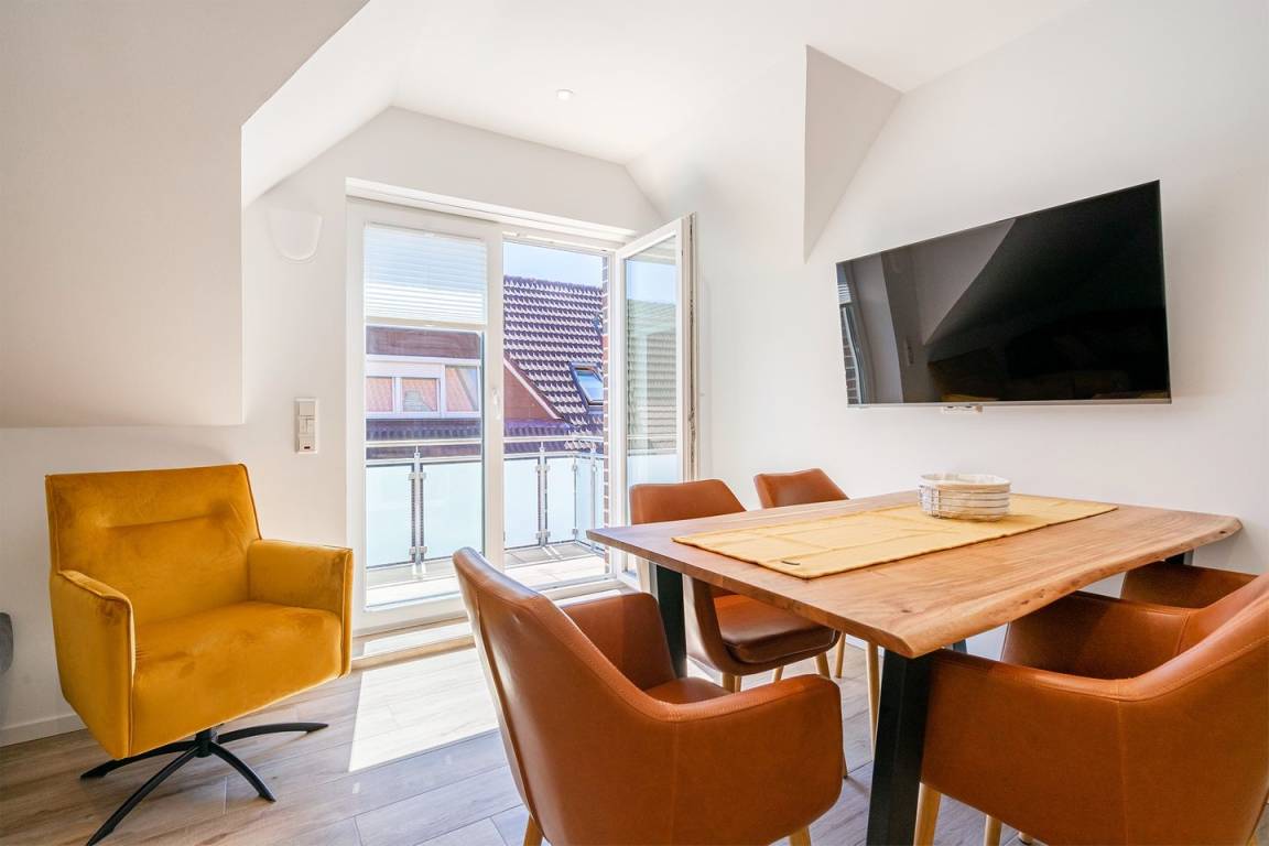 62 M² Apartamento ∙ 3 Habitaciones ∙ 6 Huéspedes - Norddeich