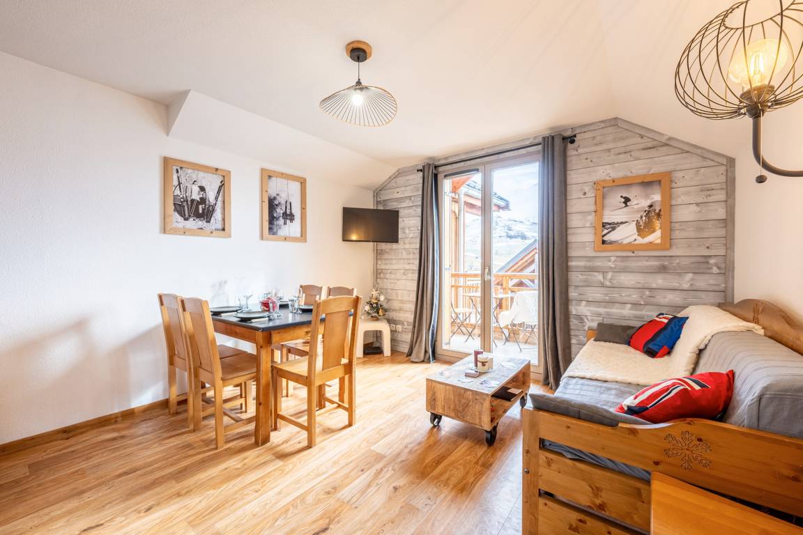 34 M² Appartement ∙ 2 Chambres ∙ 6 Personnes - Albiez-Montrond