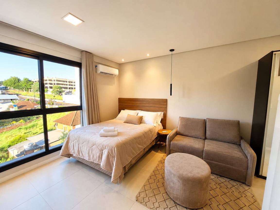 25 M² Apartamento ∙ 1 Quarto ∙ 2 Hóspedes - Dois Irmãos