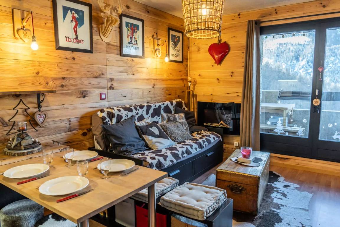 32 M² Apartament Typu Studio ∙ 1 Sypialnia ∙ 6 Gości - Les Orres