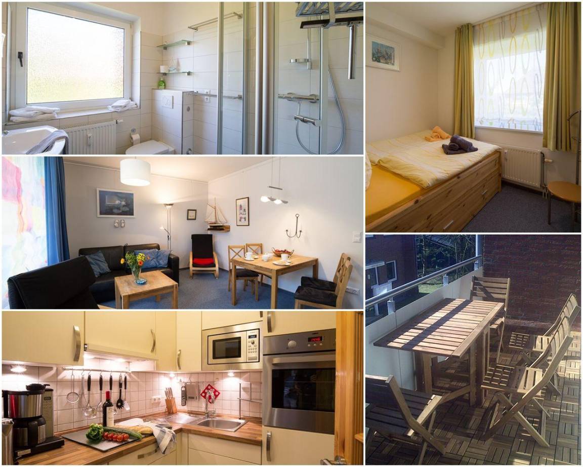 45 M² Ferienwohnung ∙ 1 Schlafzimmer ∙ 4 Gäste - Amrum