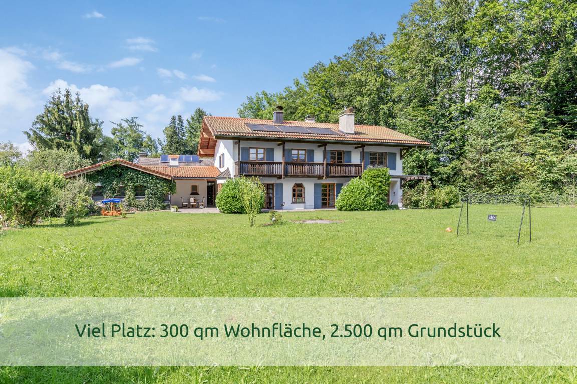 300 M² Ferienhaus ∙ 5 Schlafzimmer ∙ 12 Gäste - Waging am See