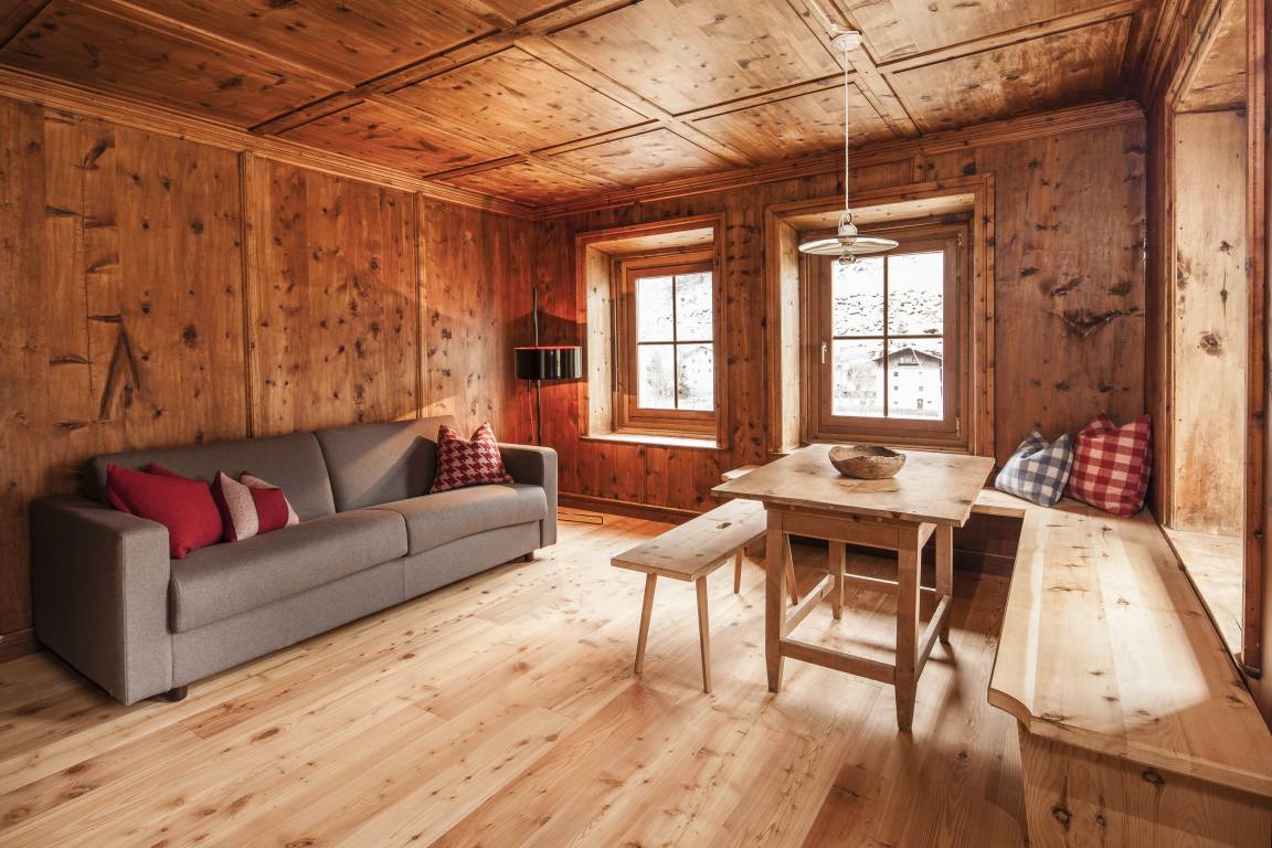 86 M² Ferienwohnung ∙ 2 Schlafzimmer ∙ 6 Gäste - Schnalstal