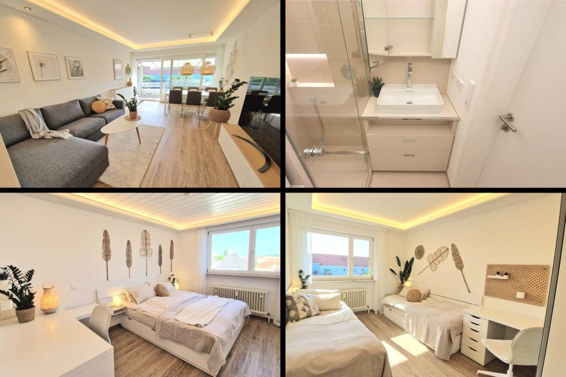 73 M² Appartement ∙ 2 Chambres ∙ 6 Personnes - Ulm