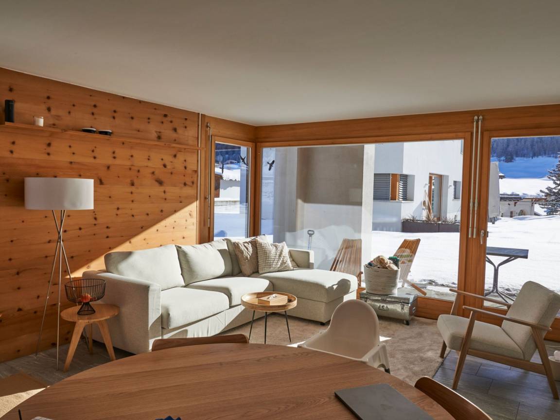 58 M² Ferienwohnung ∙ 1 Schlafzimmer ∙ 4 Gäste - Madulain