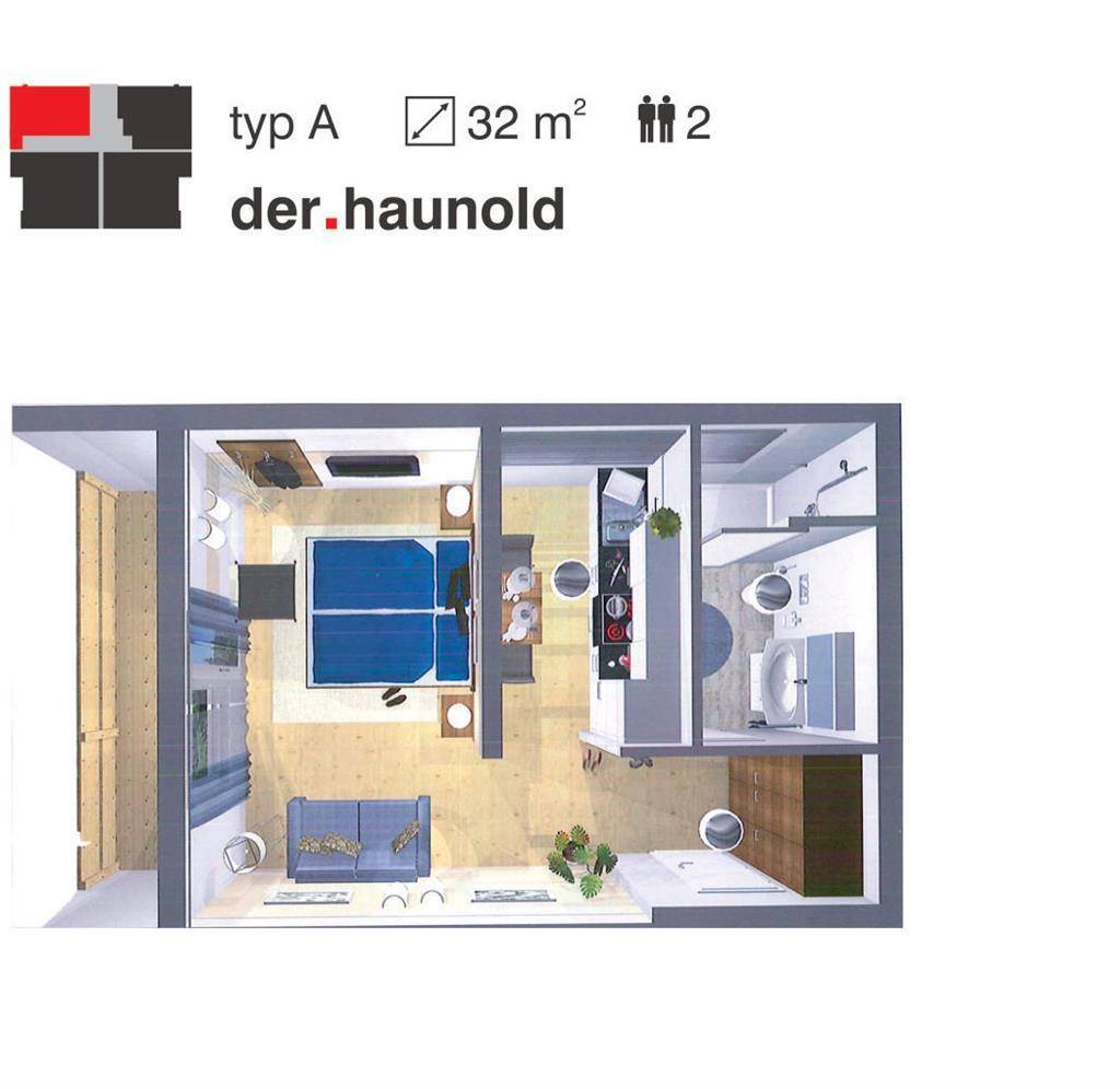 32 M² Apartment ∙ 1 Bedroom ∙ 3 Guests - Sillian