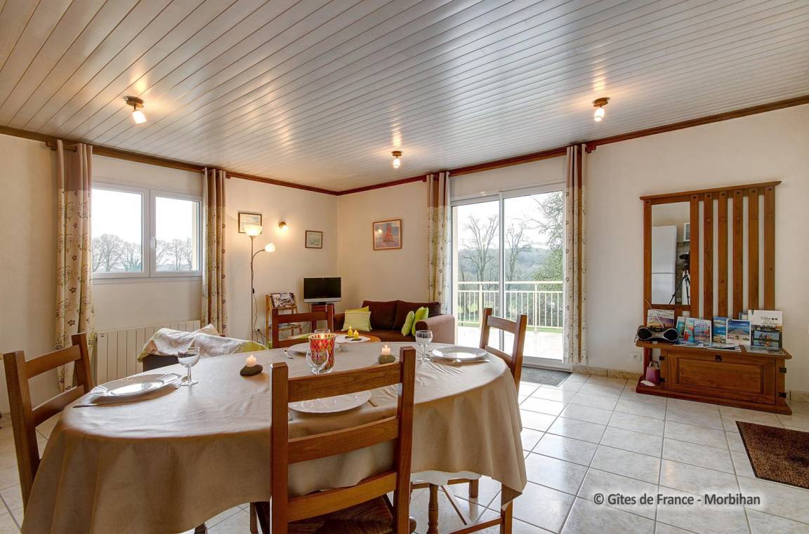 61 M² Gîte ∙ 2 Chambres ∙ 4 Personnes - Languidic