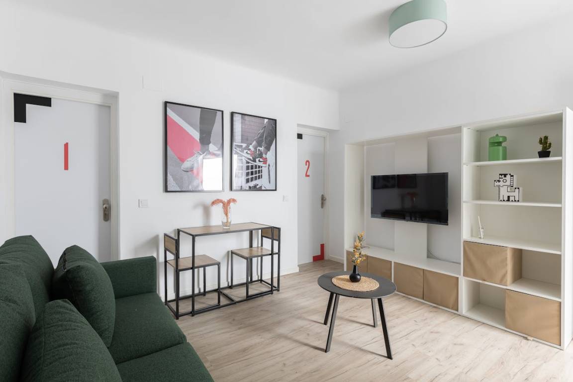 60 M² Apartamento ∙ 2 Habitaciones ∙ 2 Huéspedes - Getafe