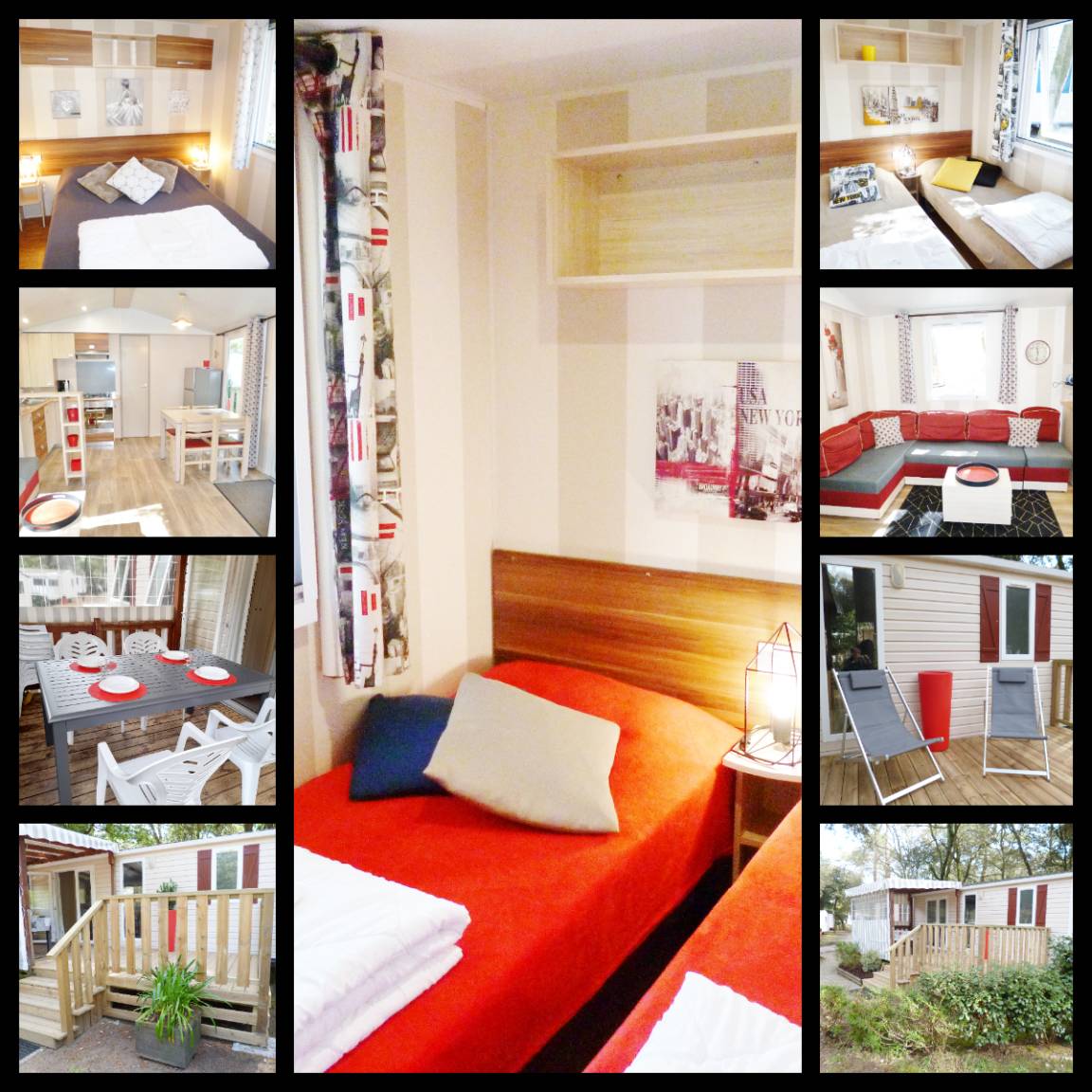 40 M² Camping ∙ 3 Chambres ∙ 7 Personnes - Saint-Brevin-les-Pins
