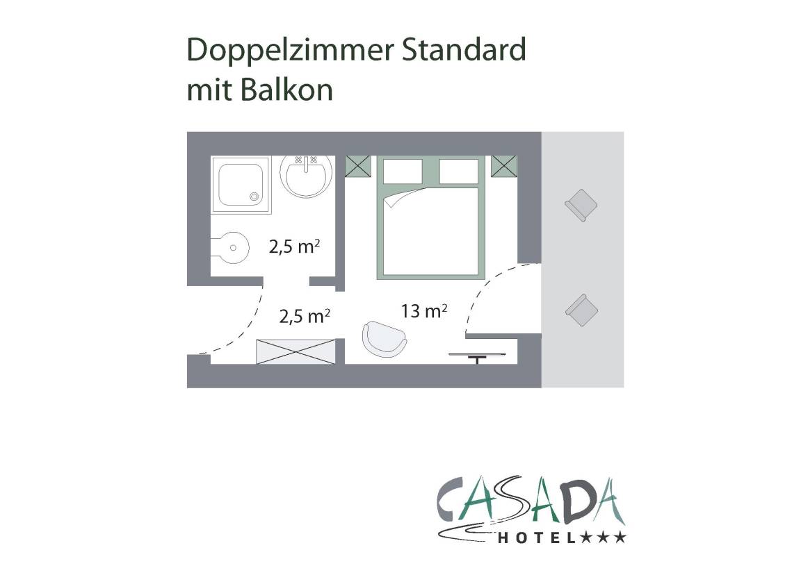21 M² Hotel ∙ 1 Bedroom ∙ 2 Guests - Galtür