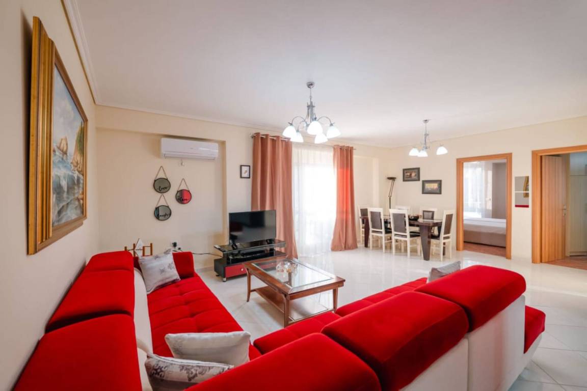 100 M² Apartamento ∙ 3 Habitaciones ∙ 7 Huéspedes - Sarandë