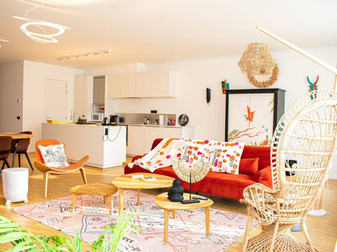 130 M² Ferienwohnung ∙ 2 Schlafzimmer ∙ 4 Gäste - Brüssel Region, Belgien