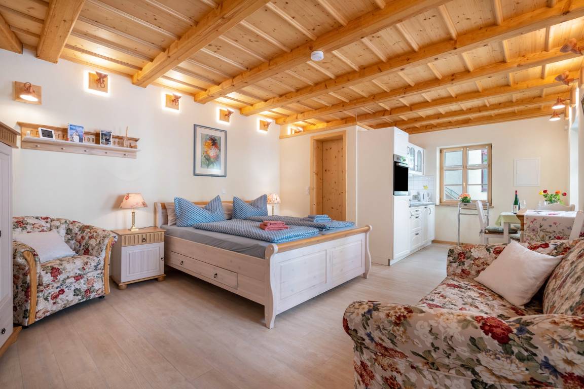 28 M² Ferienwohnung ∙ 1 Schlafzimmer ∙ 2 Gäste - Niederau