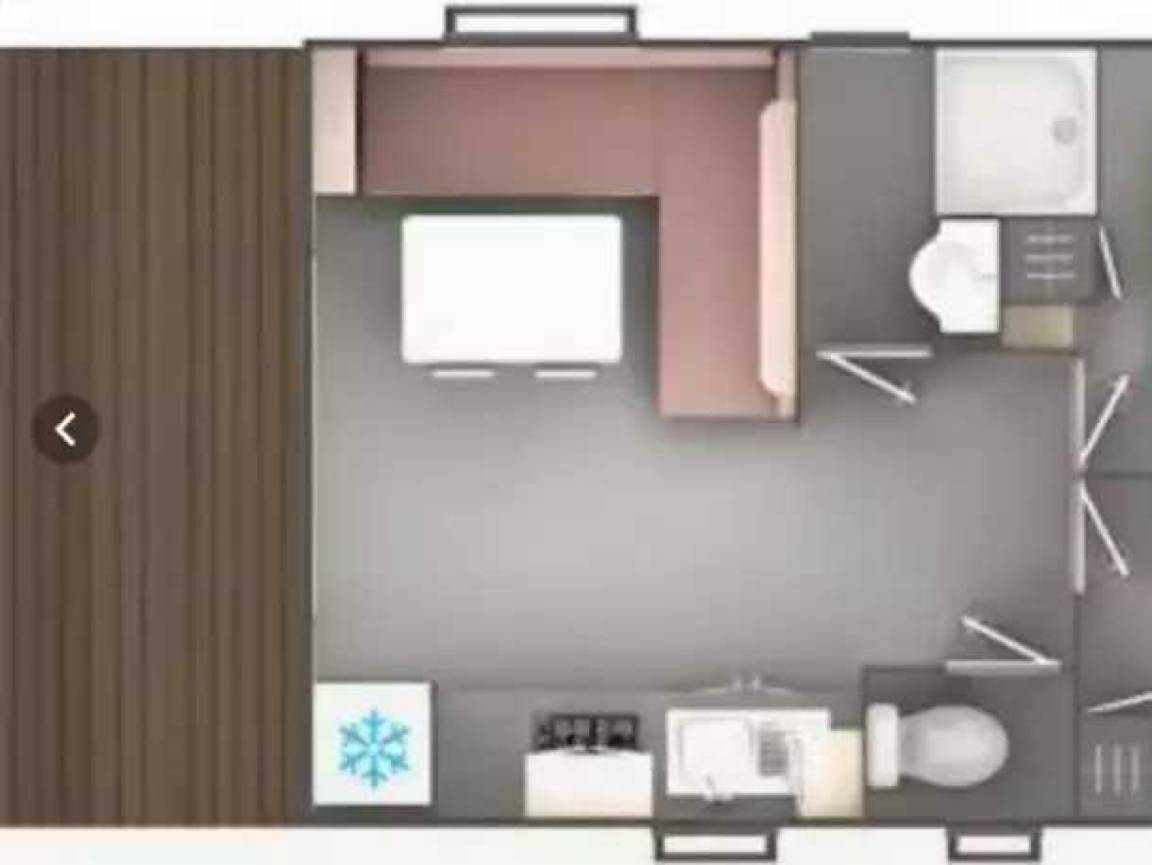 33 M² Camping ∙ 2 Chambres ∙ 6 Personnes - Le Gouffre