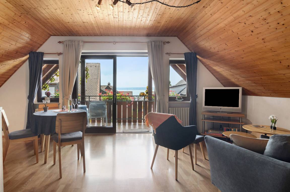 50 M² Ferienwohnung ∙ 1 Schlafzimmer ∙ 3 Gäste - Hagnau am Bodensee