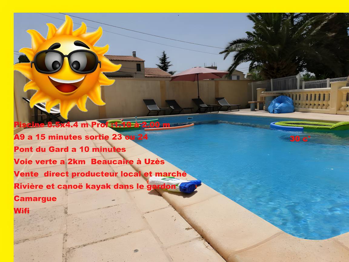 49 M² Appartement ∙ 2 Chambres ∙ 4 Personnes - Pont du Gard