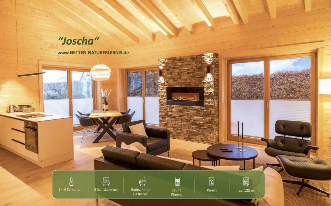 125 M² Ferienhaus ∙ 2 Schlafzimmer ∙ 4 Gäste - Daun