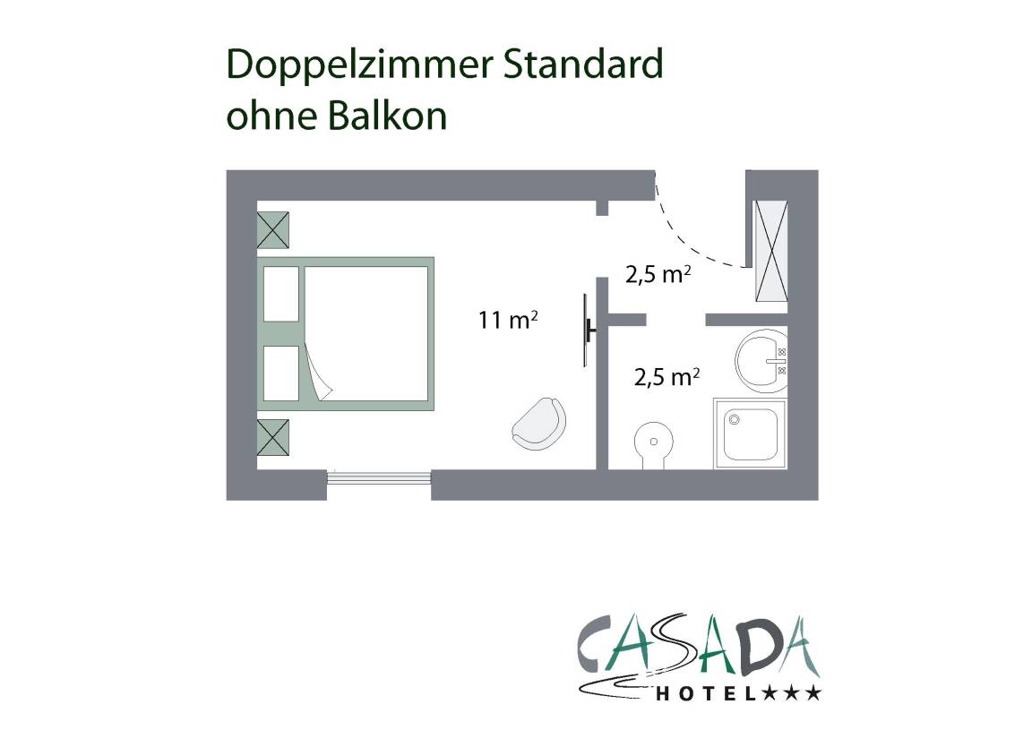 21 M² Hotel ∙ 1 Bedroom ∙ 2 Guests - Galtür