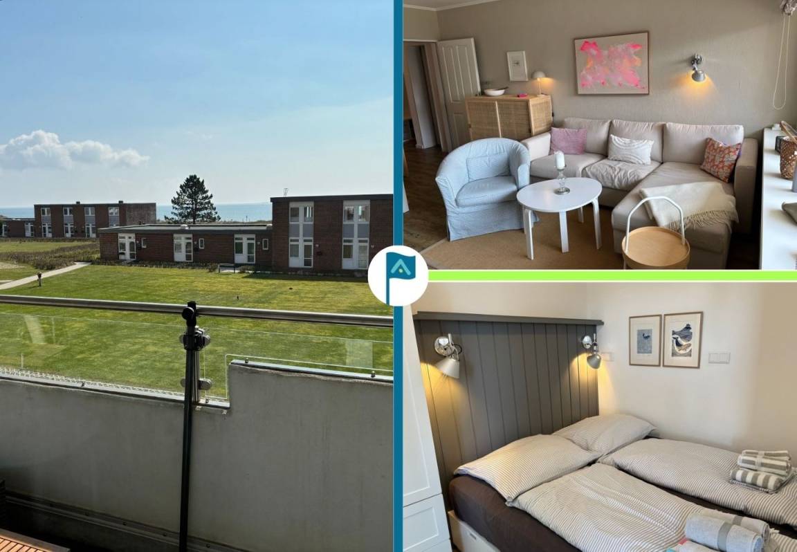 55 M² Ferienwohnung ∙ 2 Schlafzimmer ∙ 5 Gäste - Amrum