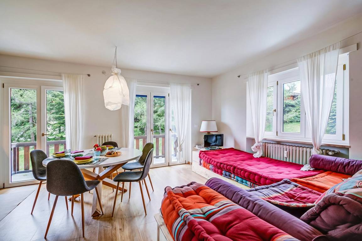 54 M² Studio Flat ∙ 3 Guests - Pragelato