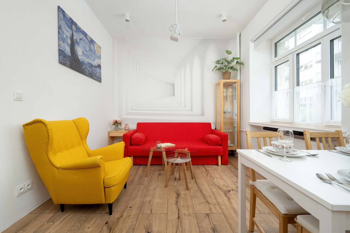 25 M² Apartment ∙ 1 Bedroom ∙ 3 Guests - Wrocław