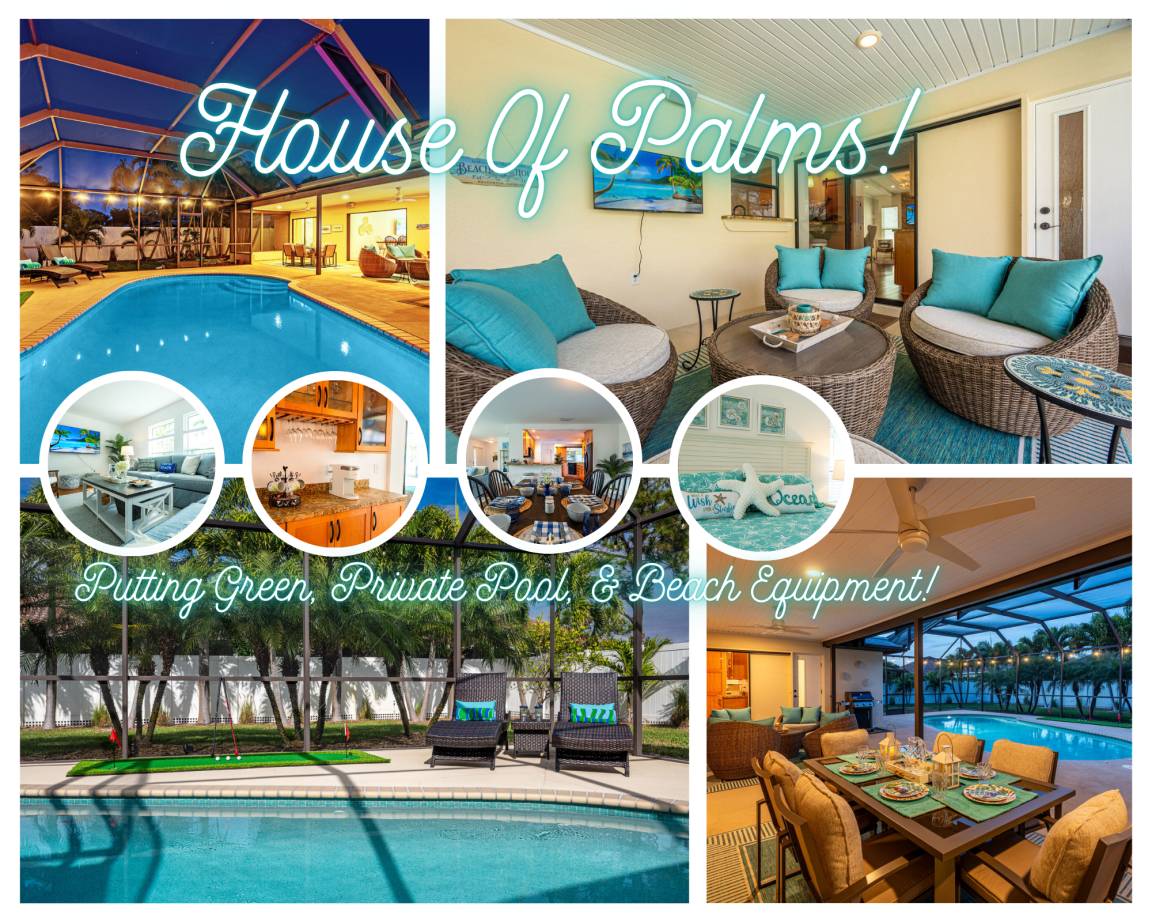 150 M² House ∙ 3 Bedrooms ∙ 8 Guests - Bradenton, FL