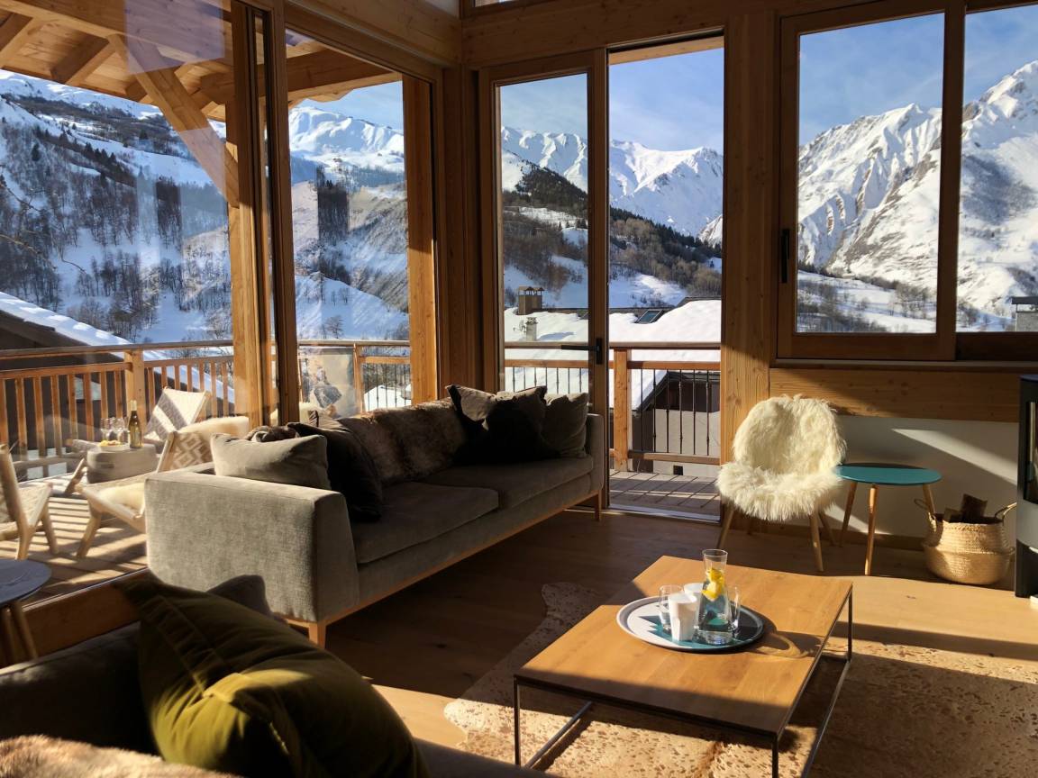 90 M² Chalet ∙ 4 Habitaciones ∙ 8 Huéspedes - Les Menuires