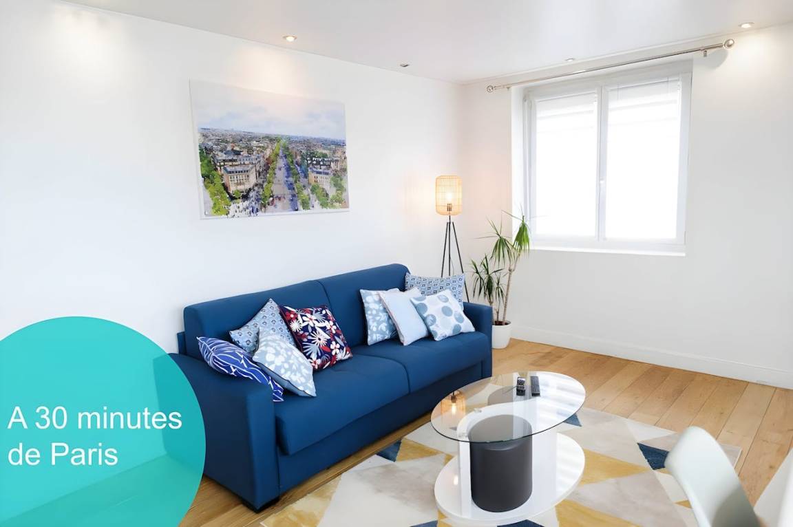 96 M² Apartment ∙ 3 Bedrooms ∙ 9 Guests - Créteil