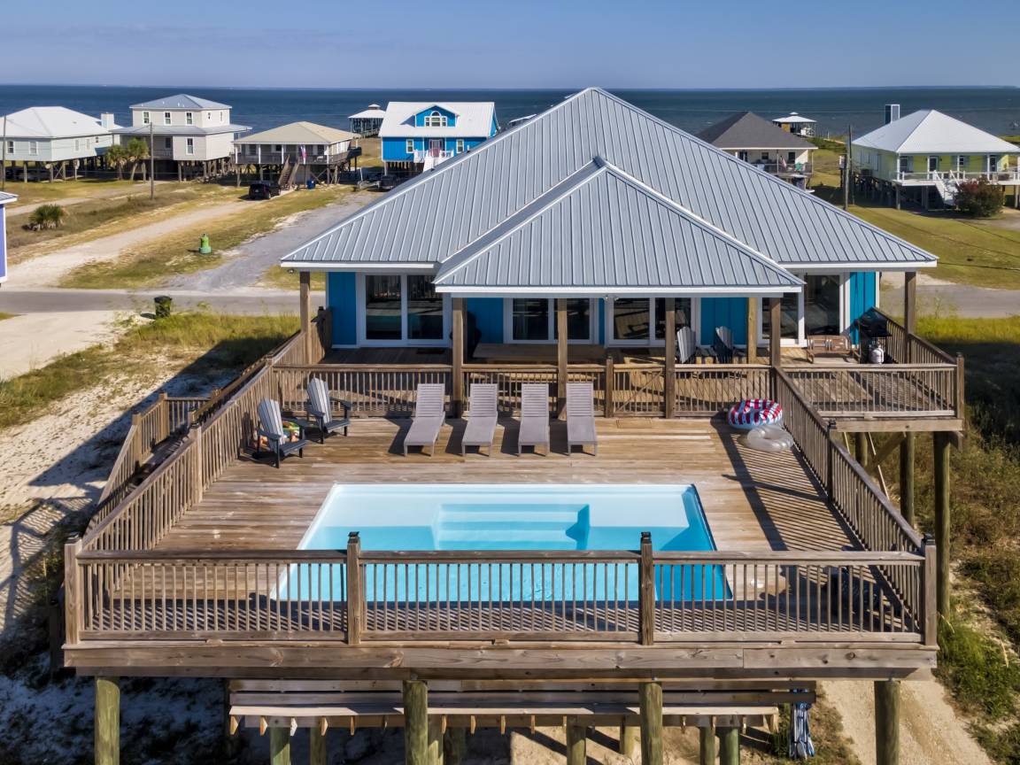169 M² House ∙ 4 Bedrooms ∙ 15 Guests - Dauphin Island