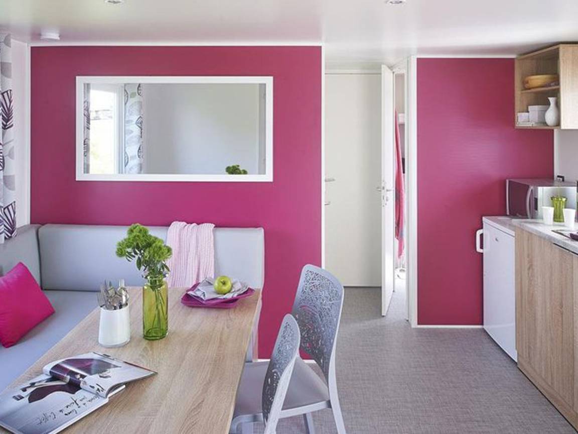 27 M² Mobilheim ∙ 2 Schlafzimmer ∙ 4 Gäste - Séné