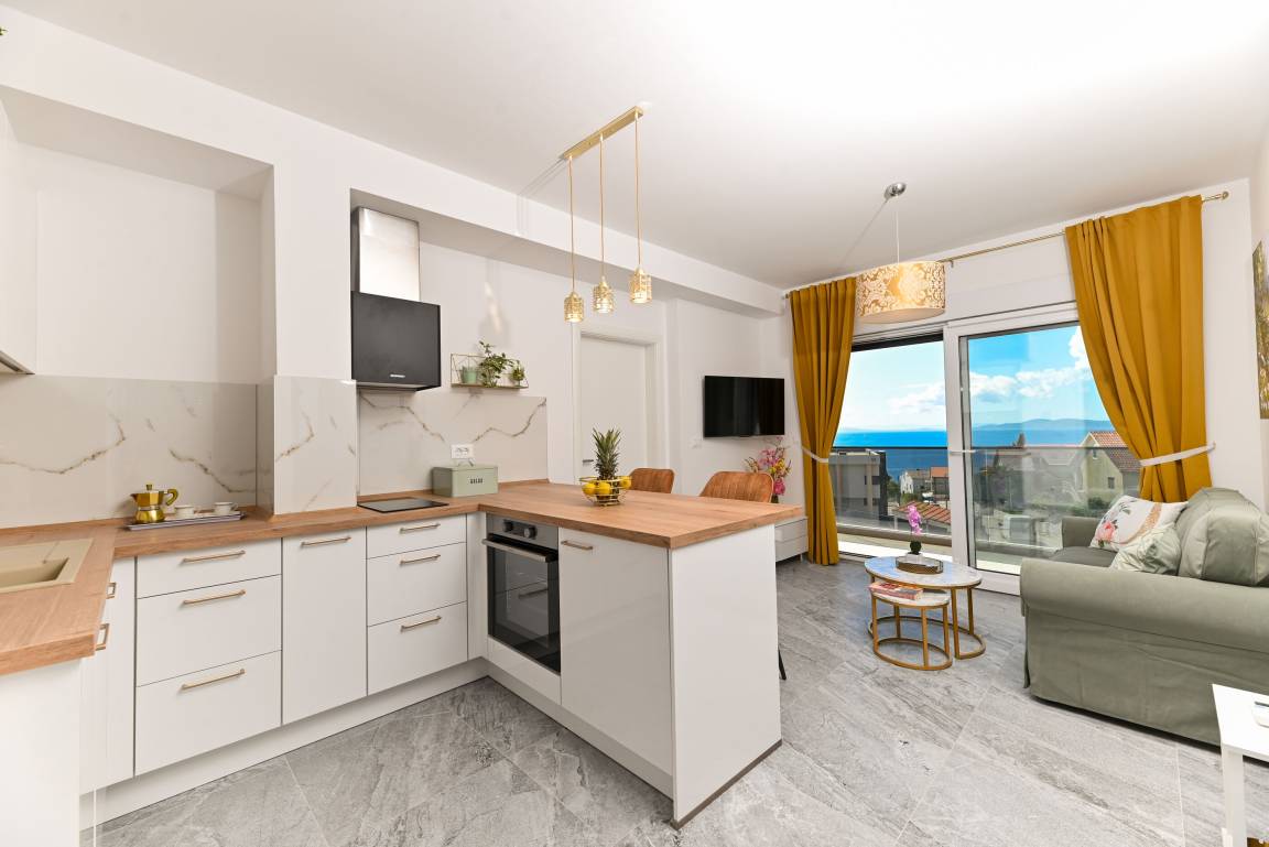 44 M² Ferienwohnung ∙ 1 Schlafzimmer ∙ 2 Gäste - Okrug Gornji