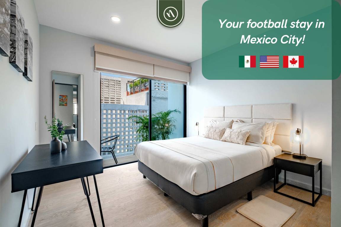 Apartamento ∙ 2 Habitaciones ∙ 6 Huéspedes - Ciudad de México