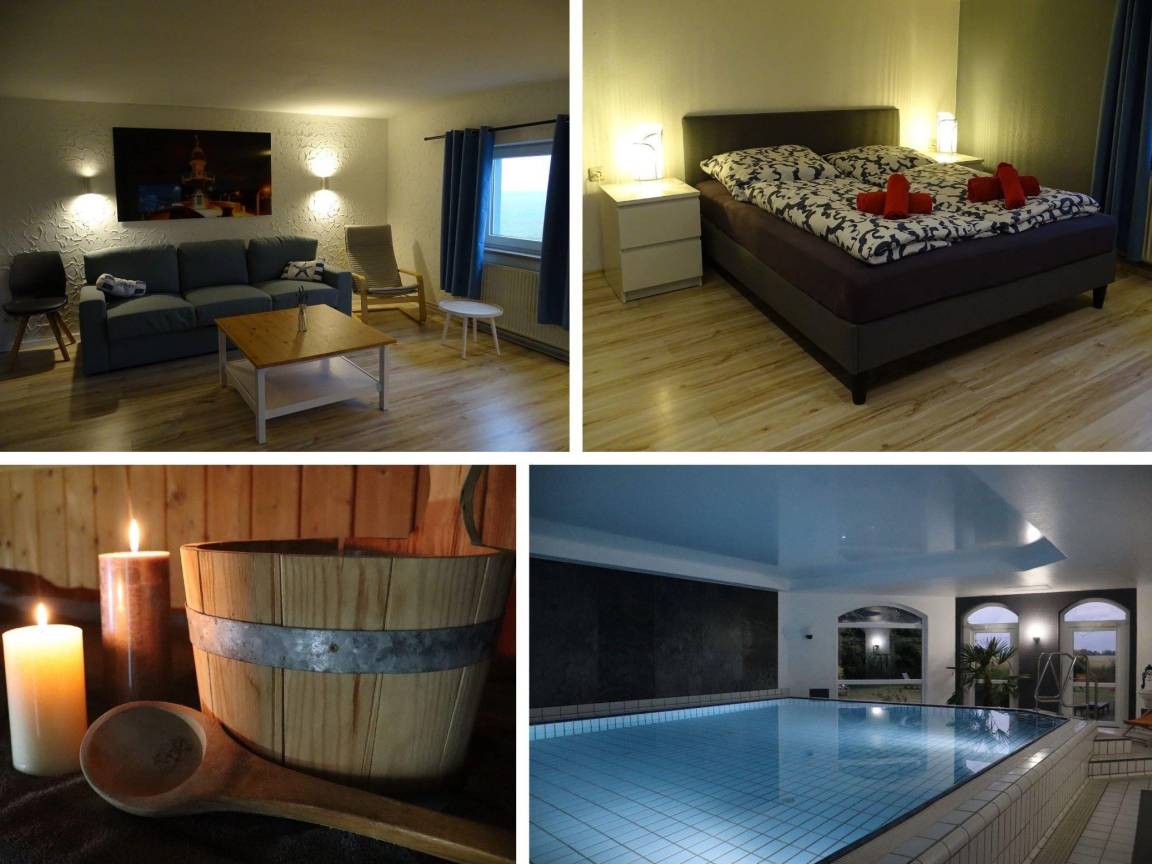 55 M² Ferienwohnung ∙ 1 Schlafzimmer ∙ 4 Gäste - Friedrichskoog