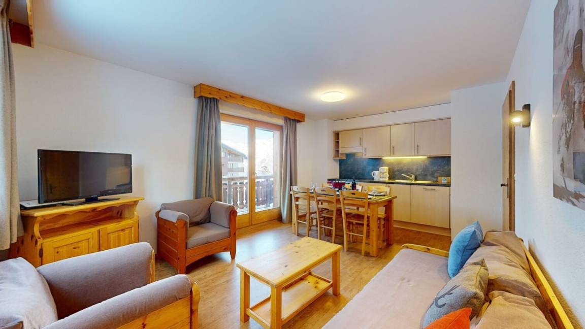 49 M² Ferienwohnung ∙ 2 Schlafzimmer ∙ 6 Gäste - Nendaz
