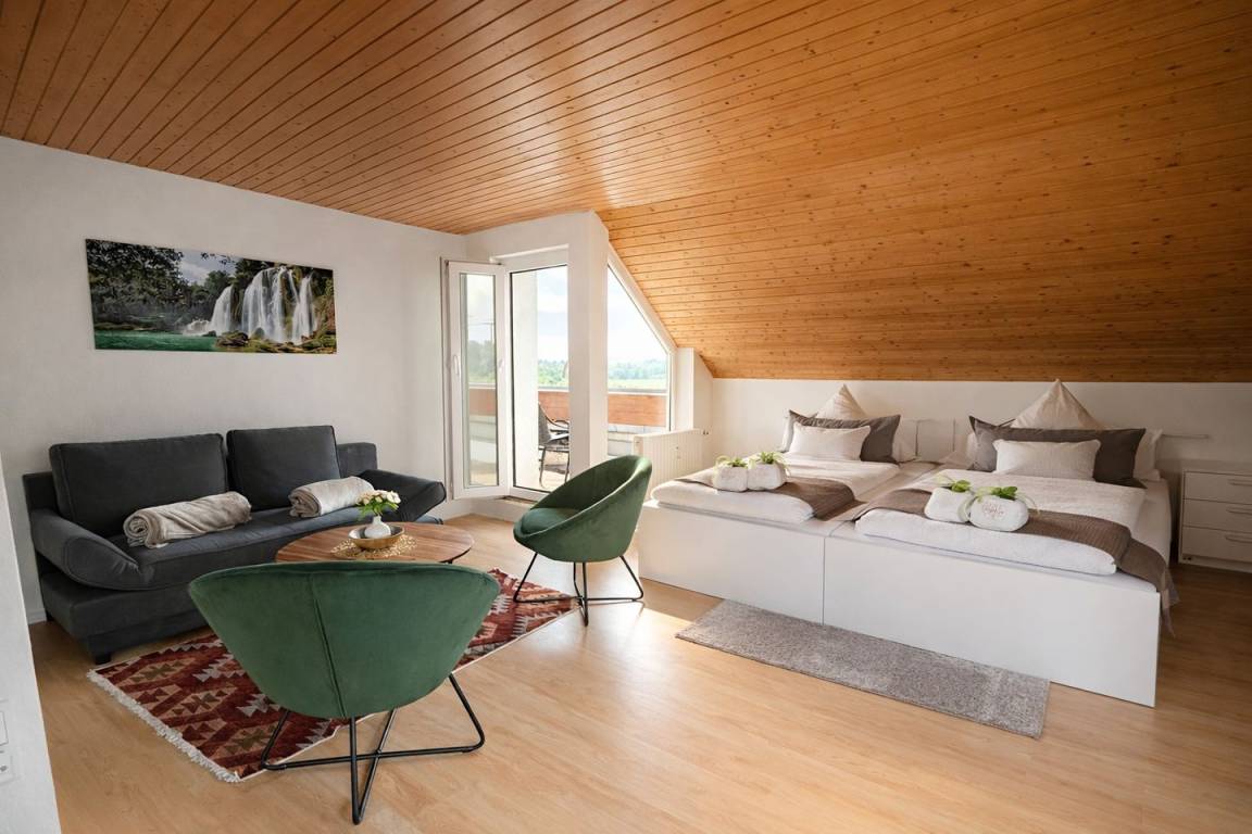 60 M² Appartement ∙ 1 Chambre ∙ 2 Personnes - Friedrichshafen