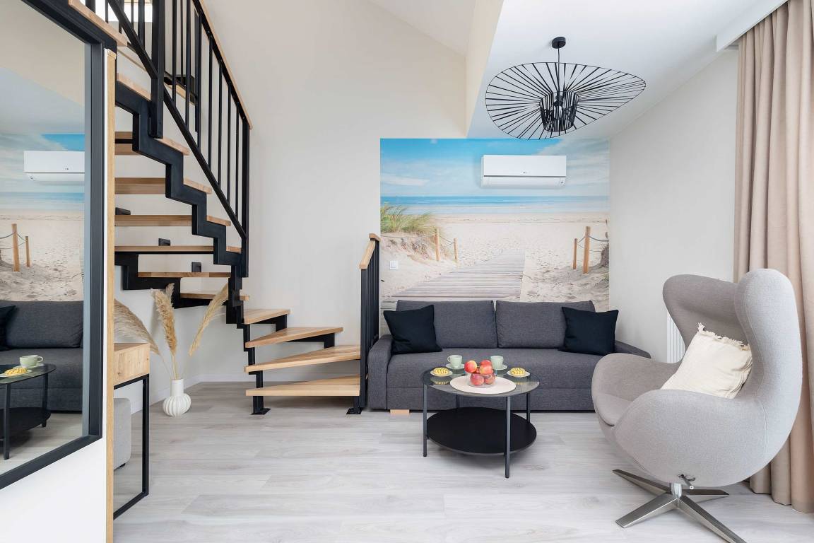 45 M² Ferienwohnung ∙ 1 Schlafzimmer ∙ 4 Gäste - Niechorze