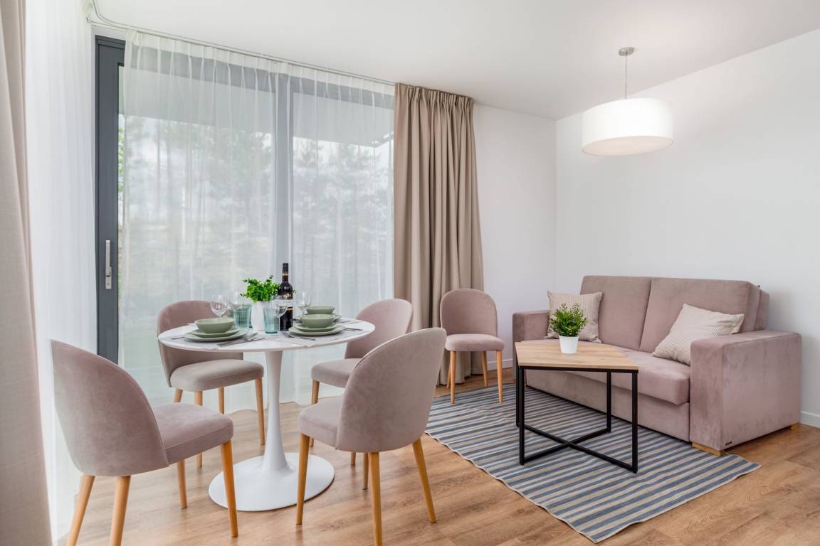 42 M² Apartament ∙ 1 Sypialnia ∙ 4 Gości - Mielno