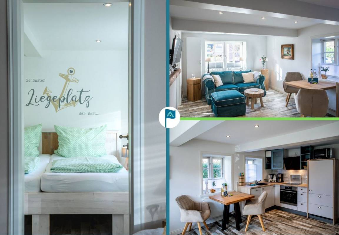 35 M² Ferienwohnung ∙ 1 Schlafzimmer ∙ 2 Gäste - Amrum