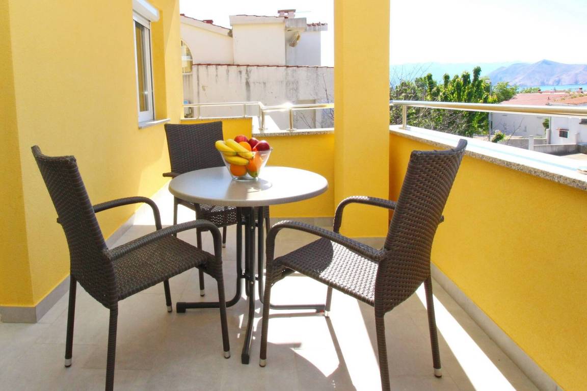 35 M² Ferienwohnung ∙ 1 Schlafzimmer ∙ 2 Gäste - Baška