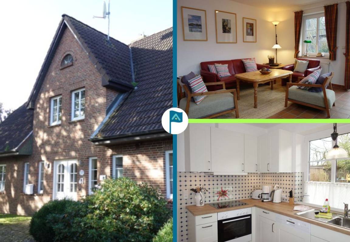 105 M² Ferienhaus ∙ 2 Schlafzimmer ∙ 4 Gäste - Amrum