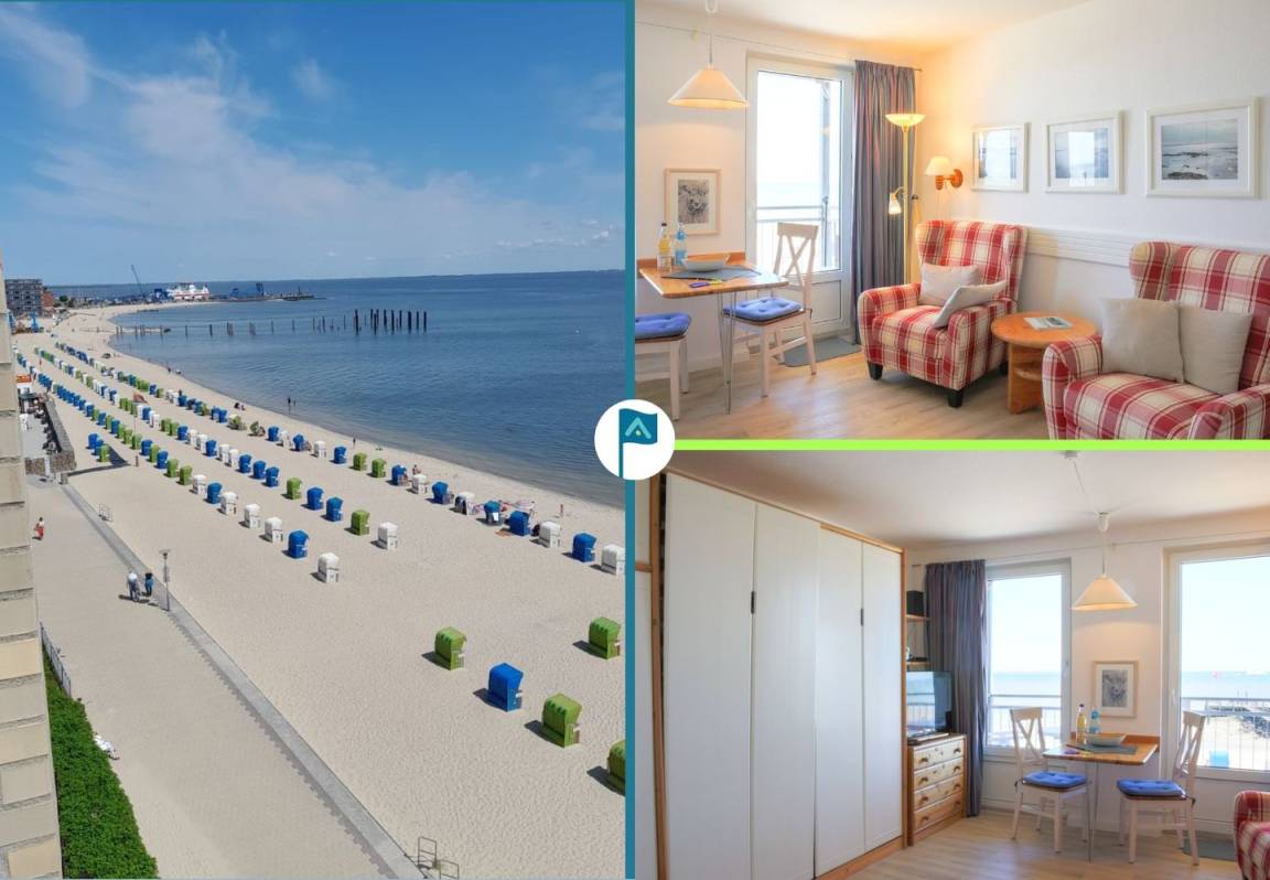 29 M² Ferienwohnung ∙ 1 Schlafzimmer ∙ 2 Gäste - Utersum