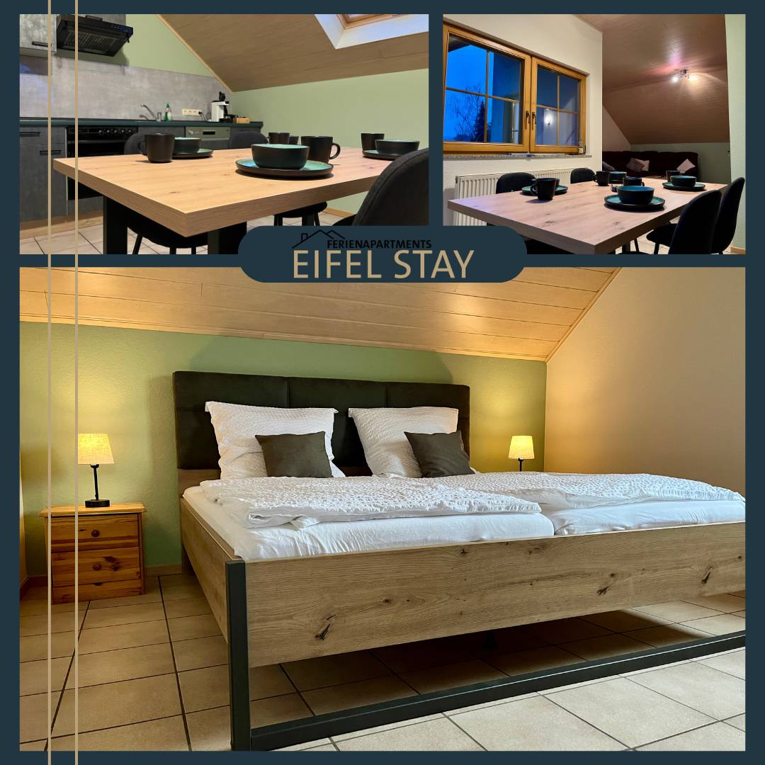 Ferienwohnung ∙ 2 Schlafzimmer ∙ 4 Gäste - Hillesheim