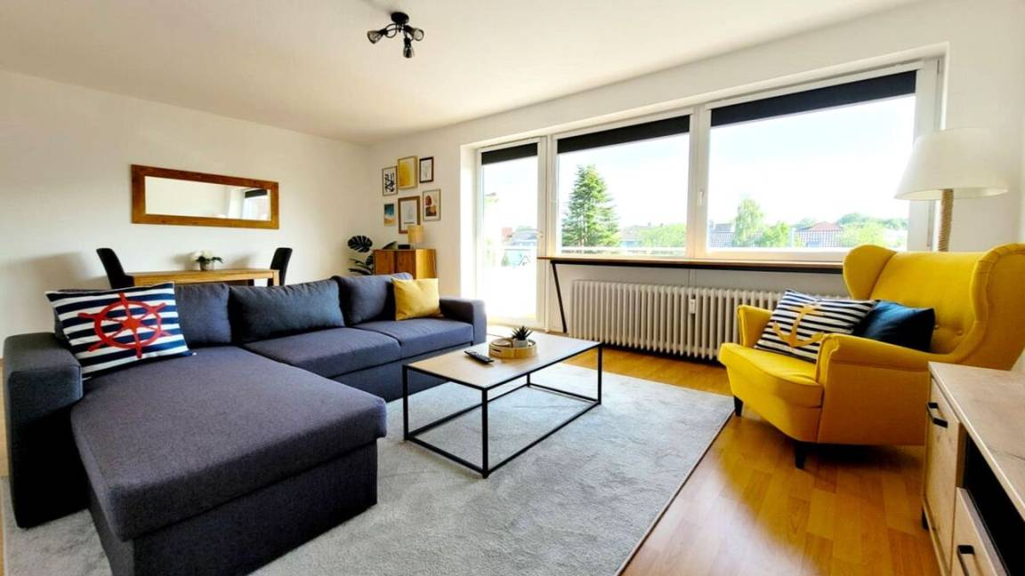 64 M² Ferienwohnung ∙ 1 Schlafzimmer ∙ 2 Gäste - Wilhelmshaven