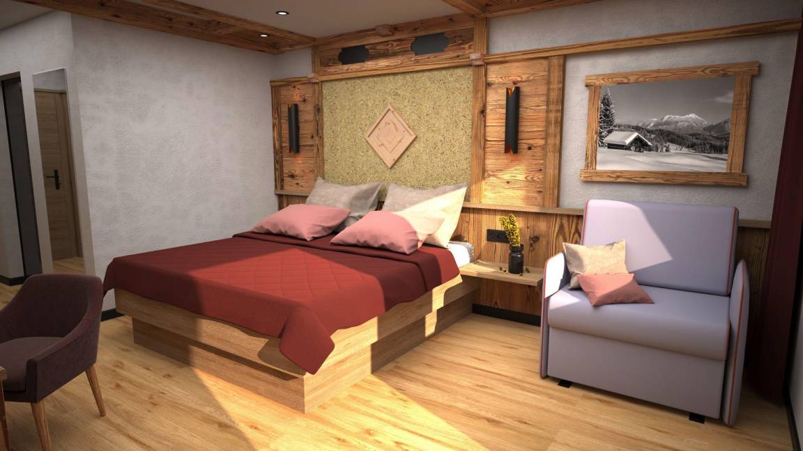26 M² Hotel ∙ 1 Bedroom ∙ 3 Guests - Fügen