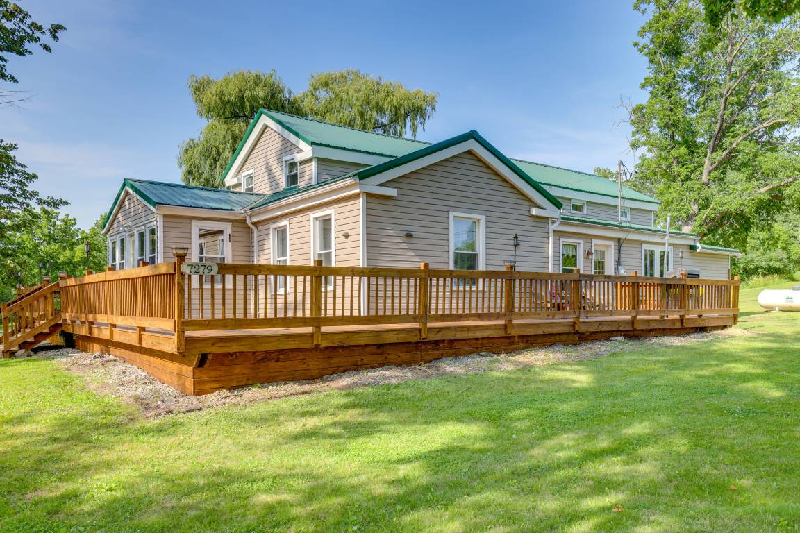 185 M² House ∙ 3 Bedrooms ∙ 9 Guests - Sampson State Park, Romulus