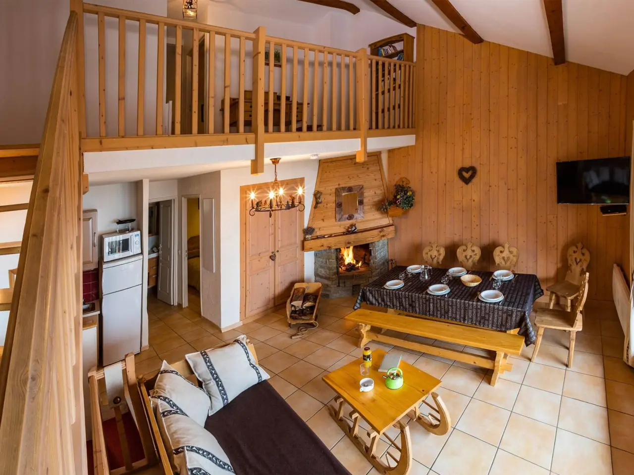 58 M² Apartamento ∙ 2 Habitaciones ∙ 8 Huéspedes - Ancelle