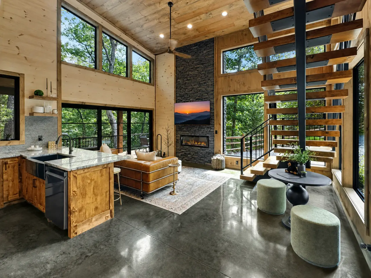 Cabin ∙ 2 Bedrooms ∙ 4 Guests - Blue Ridge, GA